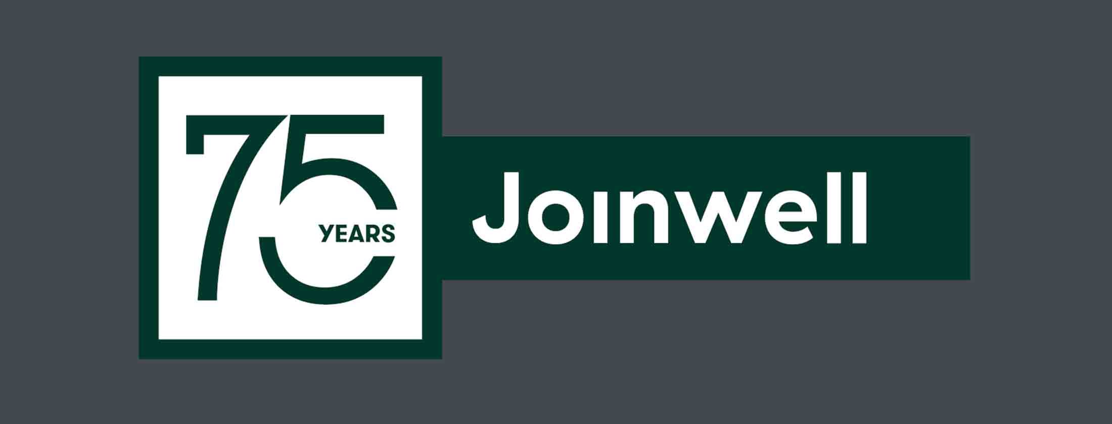 Joinwell 75 Years Anniversary Desktop Banner - Joinwell Ltd.