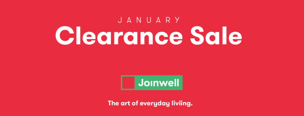 Jan Sale 2023 Desktop Banner - Joinwell Ltd.